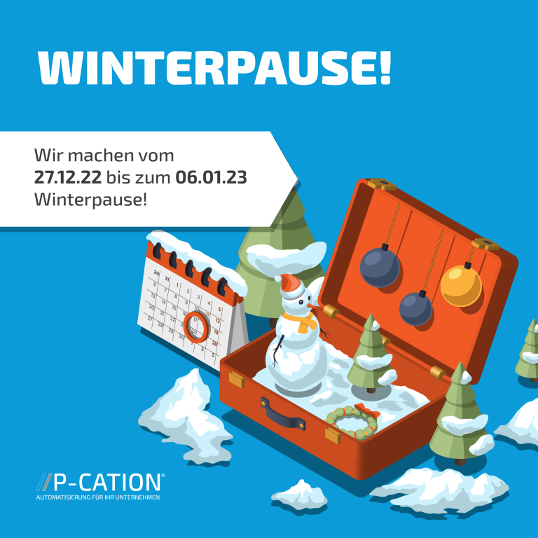Wir machen Winterpause! - P-CATION